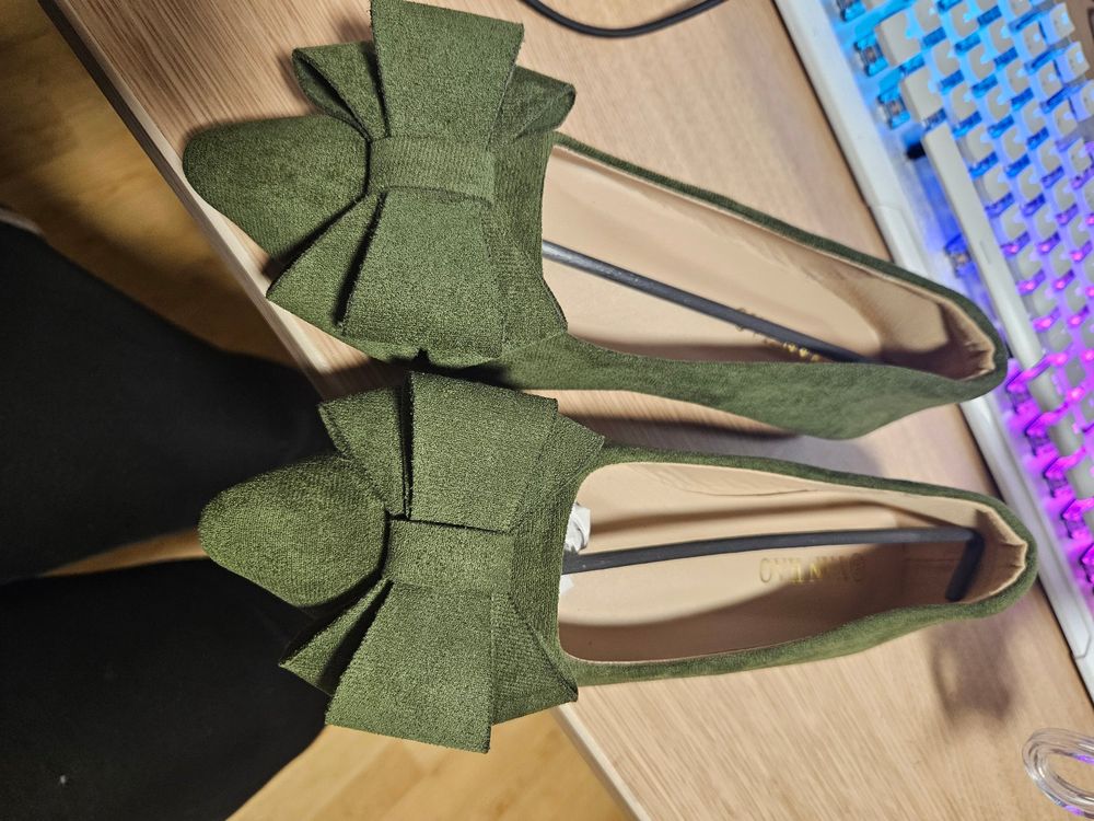 Leoparden Ballerina Spitz Gr. 36 Temu (Neu (gemäss Beschreibung)) in Inwil für CHF 1 – mit ...