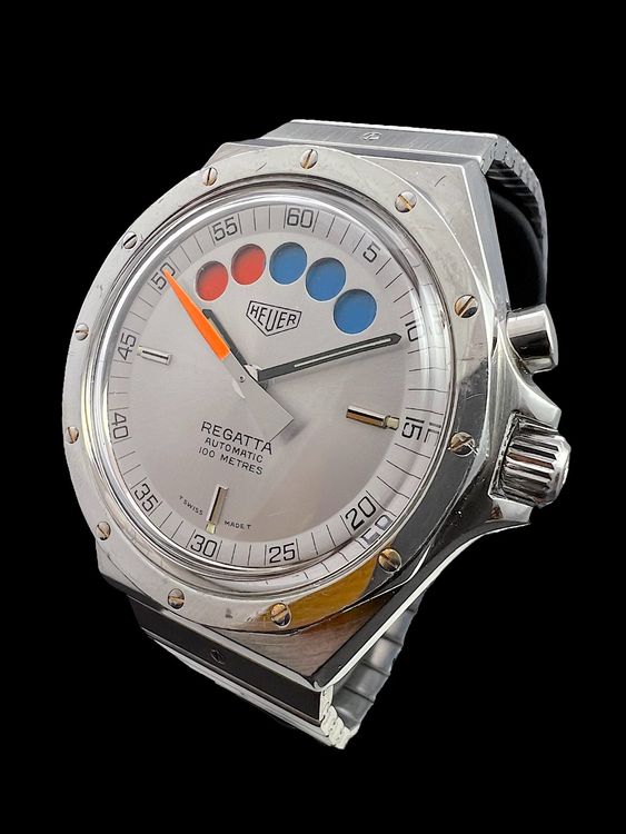 Heuer Regatta Flyback Chronograph Automatic 40mm Stahl *U546 (Gebraucht ...