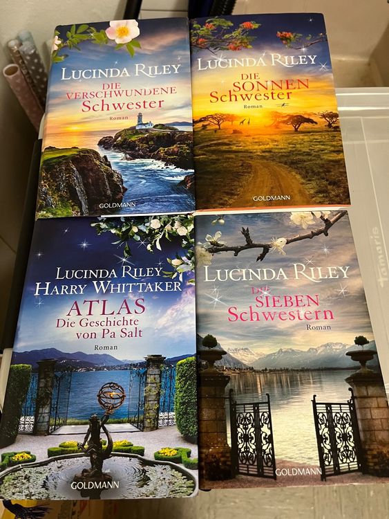 4 Bücher | Lucinda Riley | Die Sieben Schwestern Serie (Gebraucht) in ...