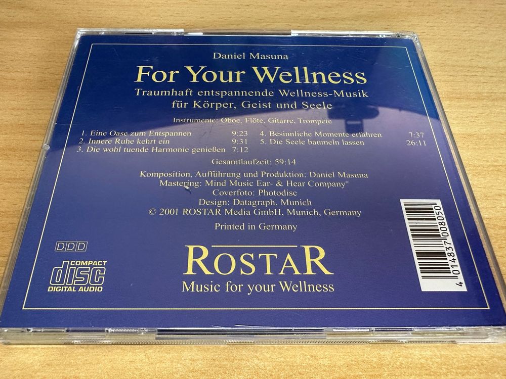 Daniel Masuna - For Your Wellness | Kaufen auf Ricardo