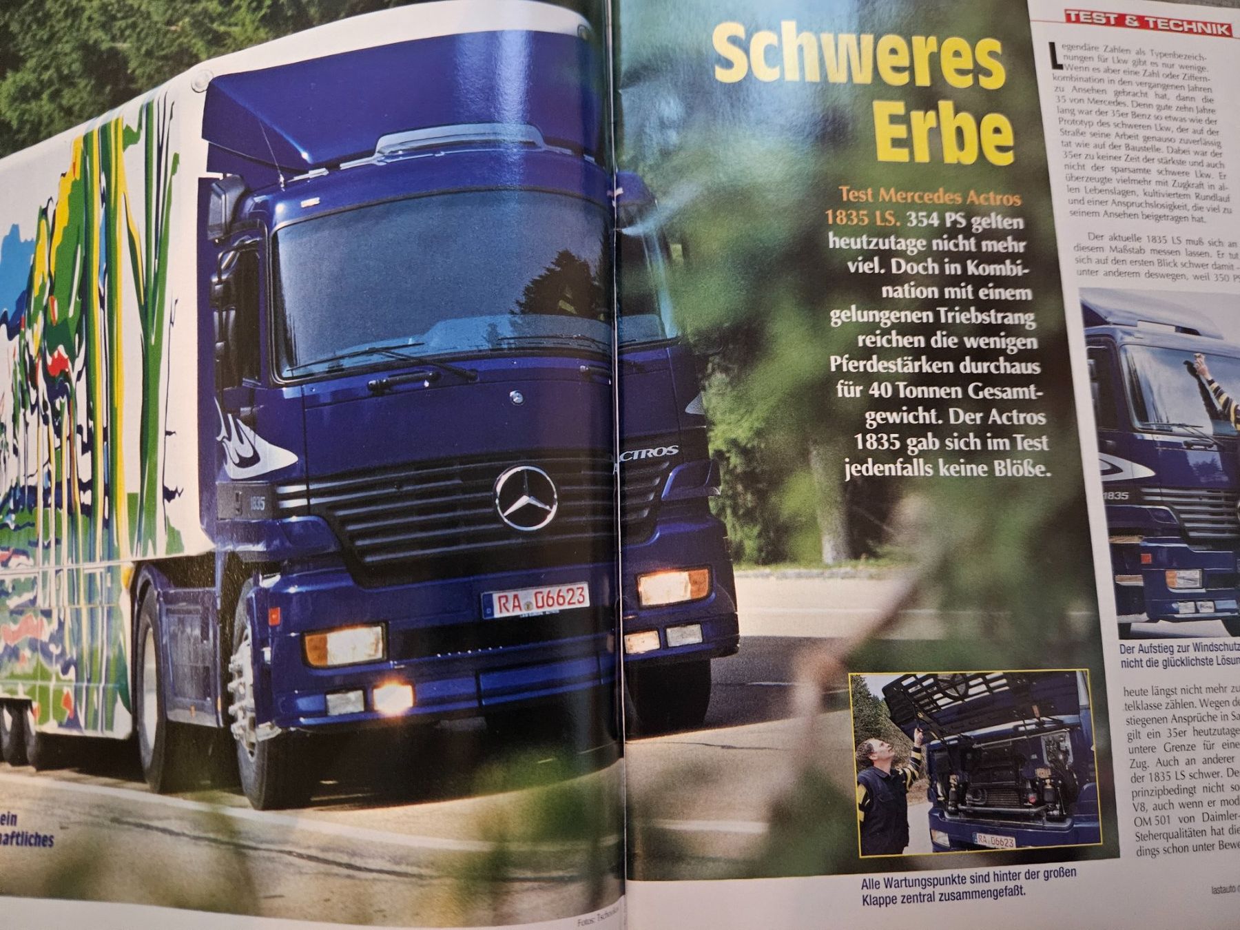 Lastauto Omnibus 6/99 Mercedes Actros 1835 815 Daily MAN xa (Gebraucht ...