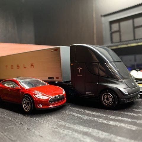 MATCHBOX Tesla Semi Truck & Model S | Kaufen auf Ricardo