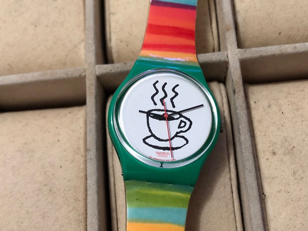 Montre Swatch Café 34mm fonctionne 1992 | Kaufen auf Ricardo