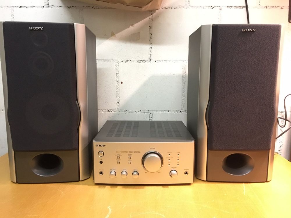 Sony EX 770MD Verstärker und 2 Boxen (Gebraucht) in Obfelden für CHF 22 ...