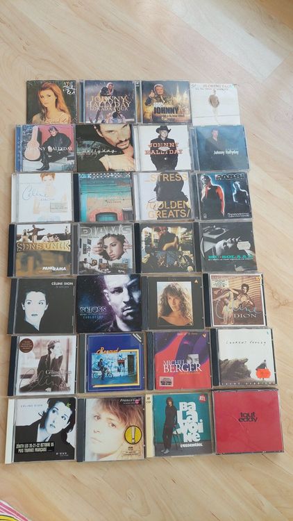 LOT 3 lot de CD hallyday, Céline Dion, Sens Unik... (Gebraucht) in ...