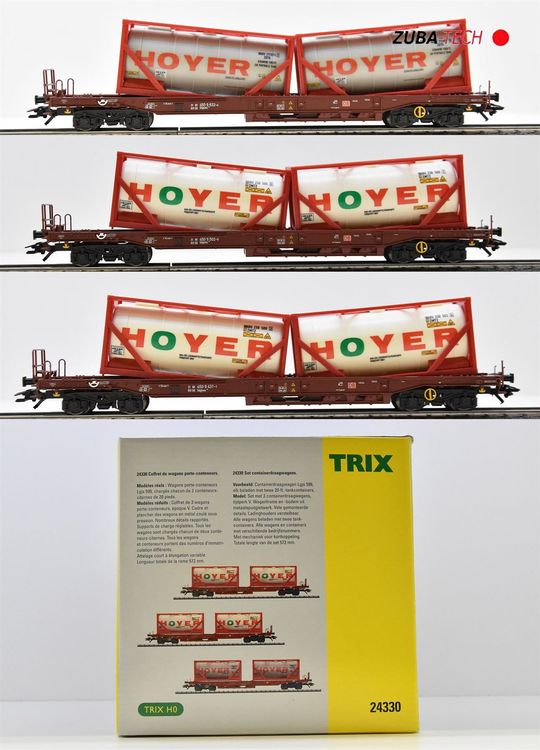 Trix 24330 Containertragwagen-Set DB H0 (Gebraucht) in für CHF 89.5 ...