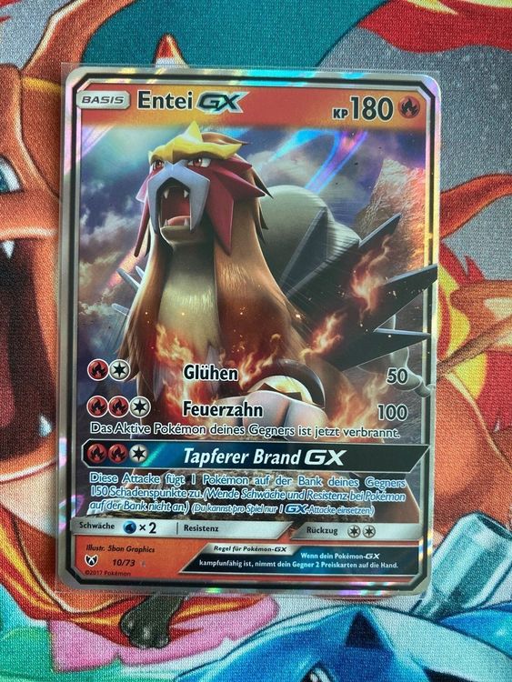 Pokemonkarte Entei GX 10/73 (Neu (gemäss Beschreibung)) in Neuhausen ...