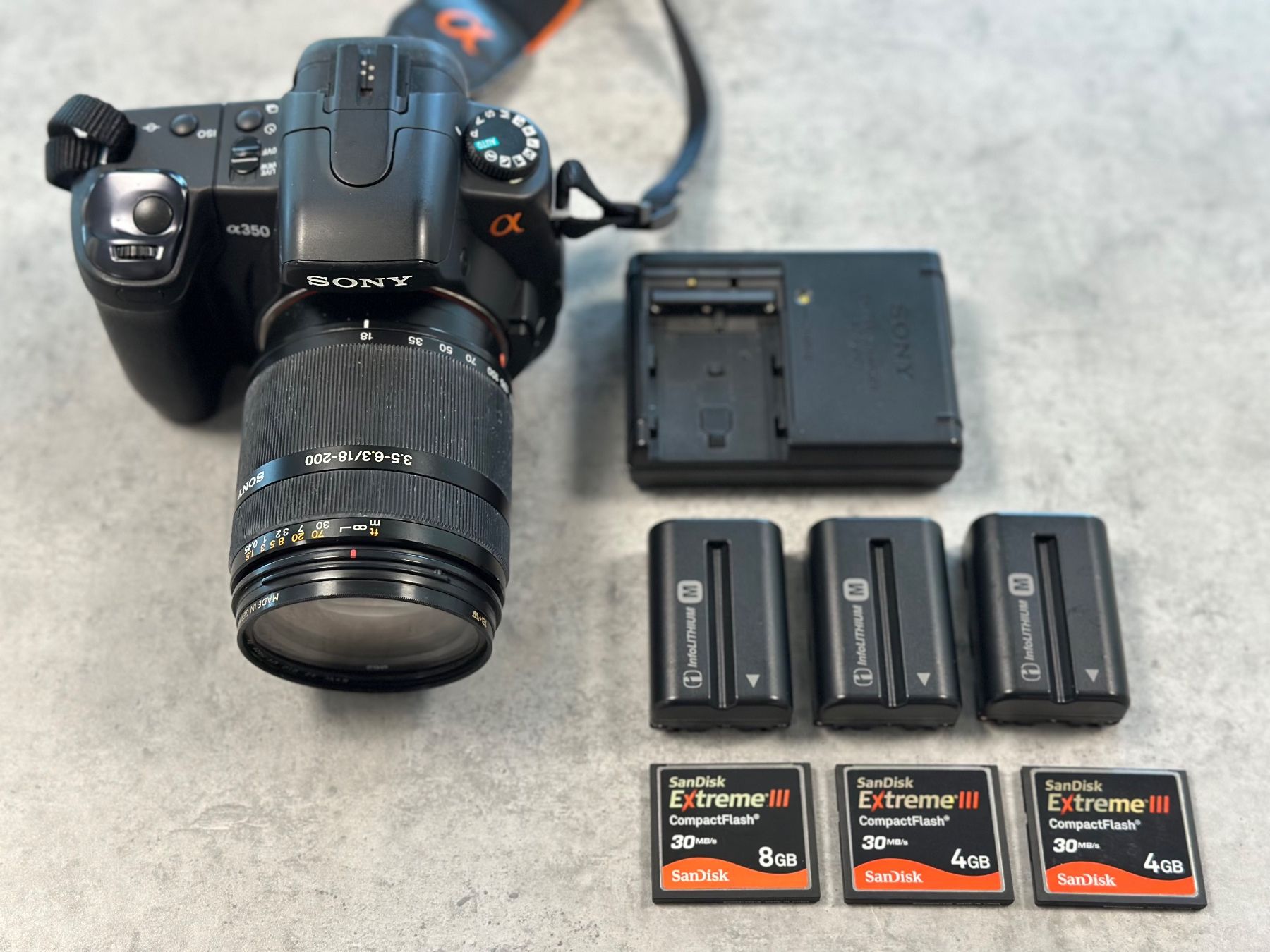 SONY Alpha 350 mit Megazoom 18-250 (Gebraucht) in Wolfhausen für CHF 45 ...