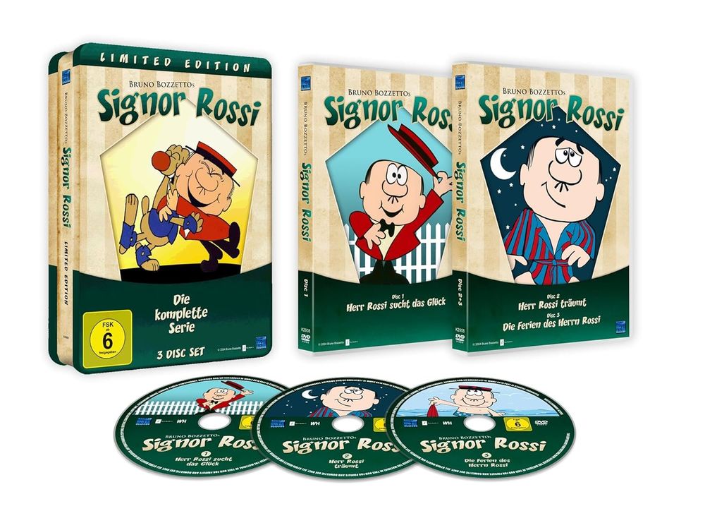 Signor Rossi - Die komplette Serie - Limited Edition - 3 DVD (Neu ...