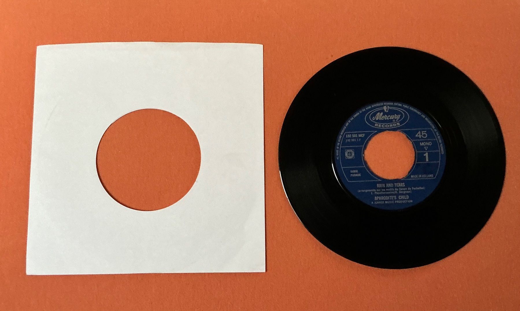 Schallplatte Vinyl Single 7“/Aphrodite’s Child /Rain & Tears (Gebraucht ...