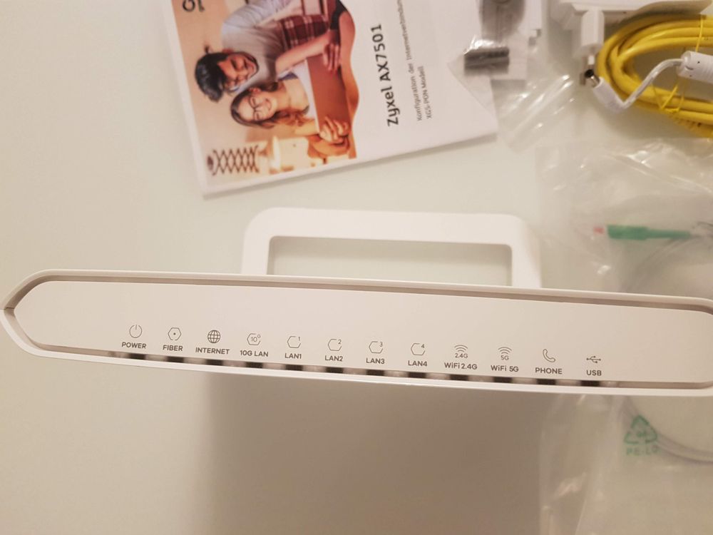 Zyxel AX7501-B0 10G PON Fiber Router (Gebraucht) in Buchs AG für CHF 270 – mit Lieferung auf ...
