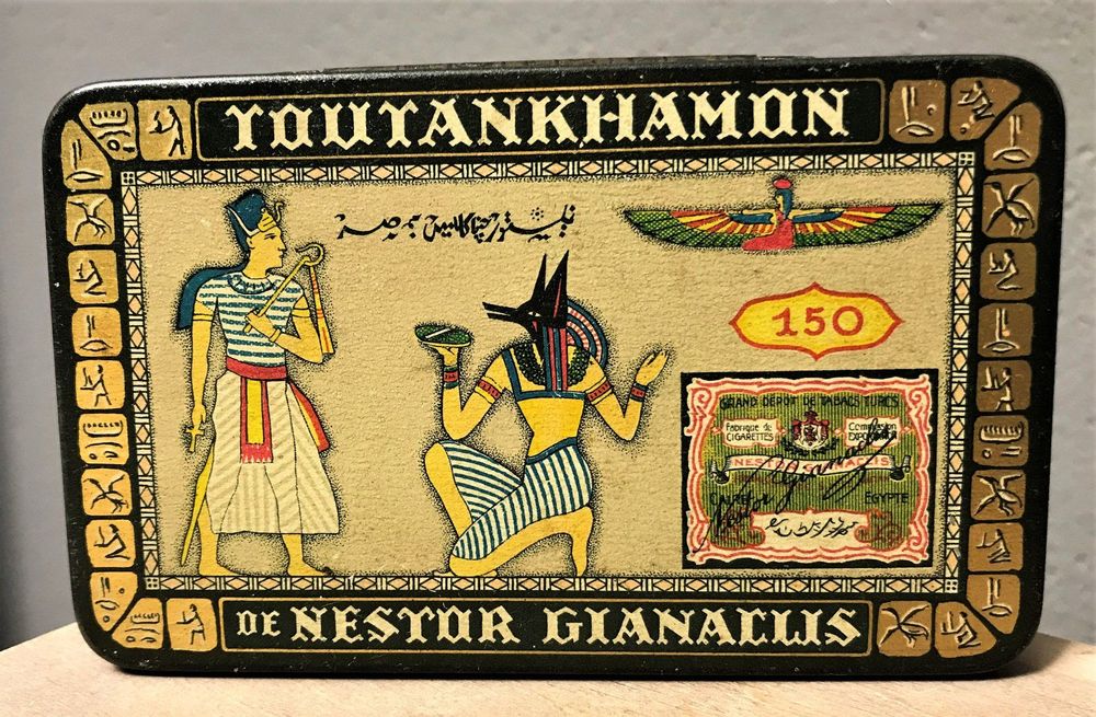 Alte Blechdose 25 Cigarettes Nestor Gianallis Toutankhamon (Gebraucht ...