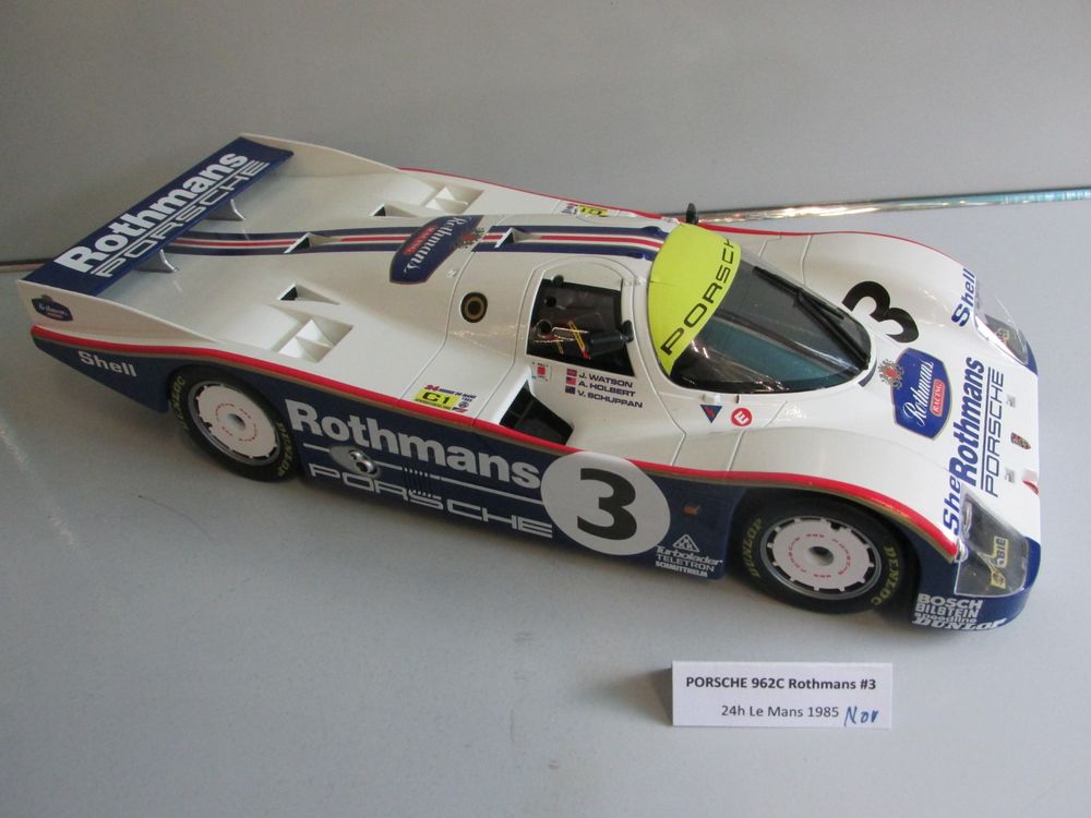 Porsche 962C #3 " ROTHMANS " 24h LM 85 Norev 1:18 OVP UNIKAT | Acheter ...