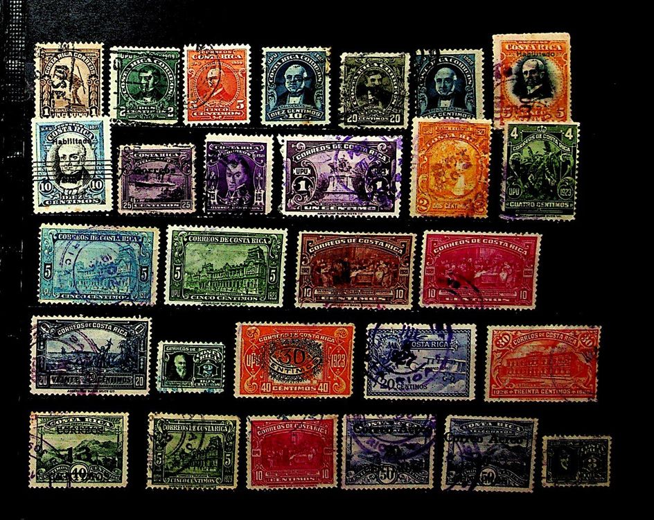 COSTA RICA TIMBRES OBLITERES ANCIENS /MS 124 | Kaufen auf Ricardo