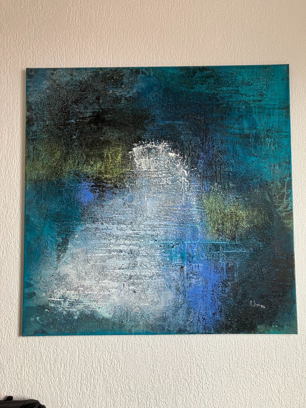 Bild gemalt von Angela Pinelli • Teil 1 • 1x1 Meter (Neu (gemäss ...