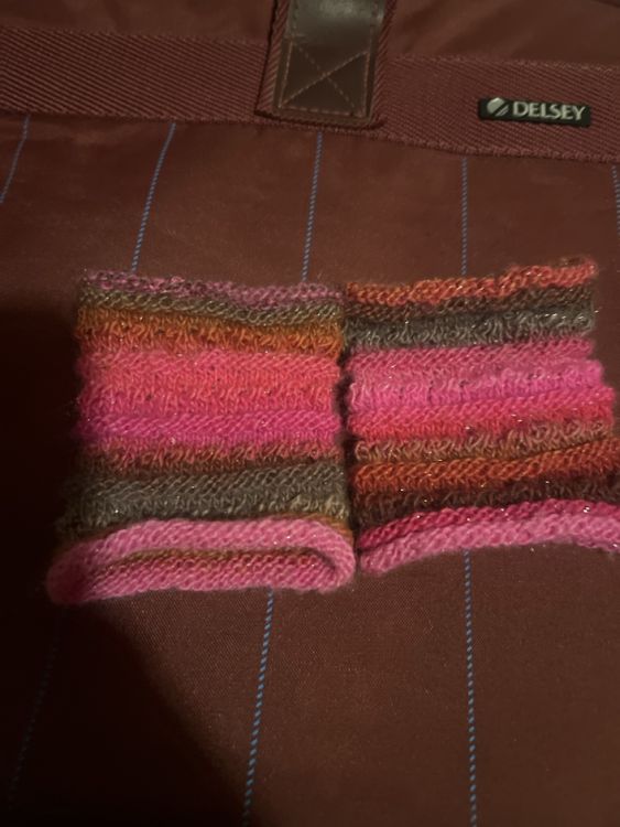Warme, gestrickte Stulpen für den Herbst/Winter, neu! (Gebraucht) in ...