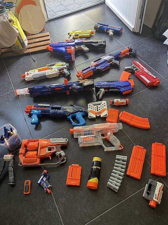 Nerf Sammlung zu verkaufen (Gebraucht) in Beinwil am See für CHF 75 – nur Abholung auf Ricardo ...