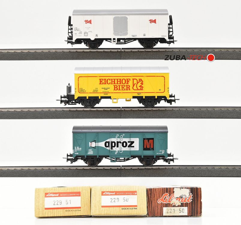 Liliput 3x Güterwagen der SBB H0 GS mit OVP | Kaufen auf Ricardo