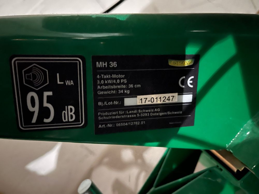 Motoculteur Okay 4 Temps MH36 (Neu (gemäss Beschreibung)) in Chézard-St-Martin für CHF 150 – nur ...