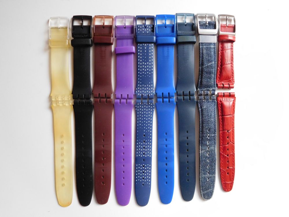 Swatch Armbänder 19mm NewGent Silikon Kunststoff (Gebraucht) in für CHF ...