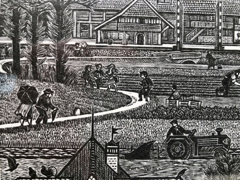 Holzschnitt "April" von Emil Zbinden | Kaufen auf Ricardo