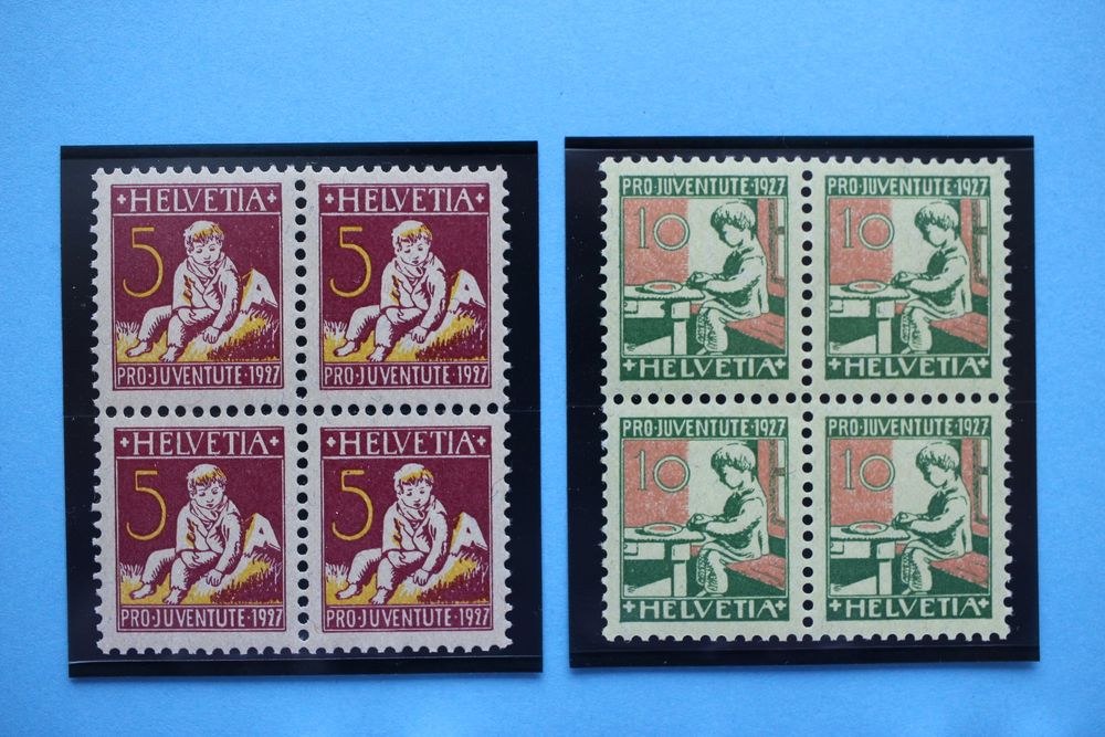 PJ 1927 Nr. 41 + 42 - postfrisch ** - PESTALLOZI - CHF 4.00 (Neu ...