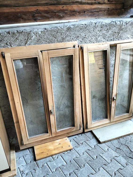 Holzfenster mit Rahmen, doppelverglast und kippbar | Kaufen auf Ricardo