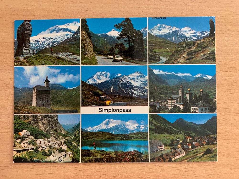 Simplonpass Postkarte 2005 Hotel Monte-Leone Wallis (Gebraucht) in ...