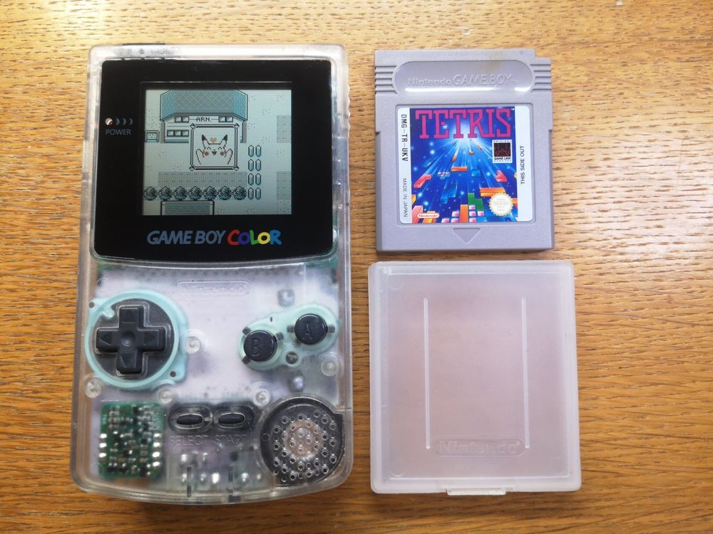 Nintendo Gameboy Color GBC Clear Transparent mit Tetris | Kaufen auf ...