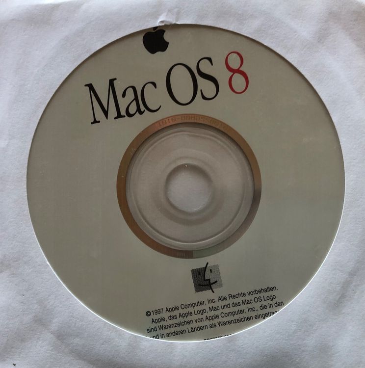 Apple Mac OS 8 Originaldisk (Gebraucht) in Erlenbach ZH für CHF 11 – mit Lieferung auf Ricardo ...