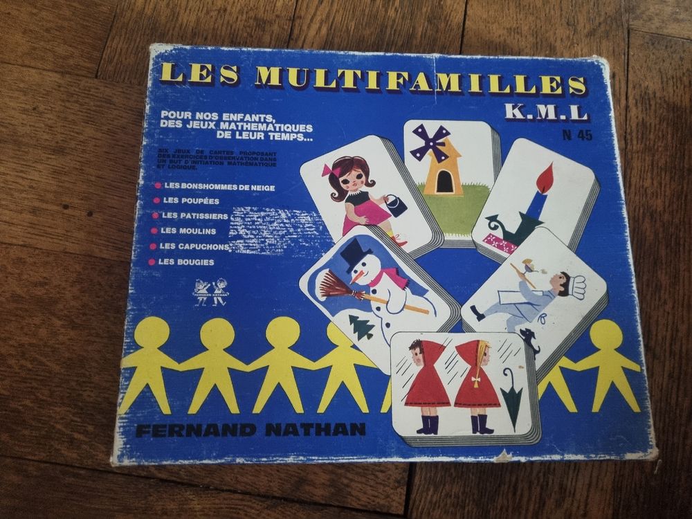 Jeu de Cartes Les Multi-Familles Fernand Nathan N45 vintaige (D ...