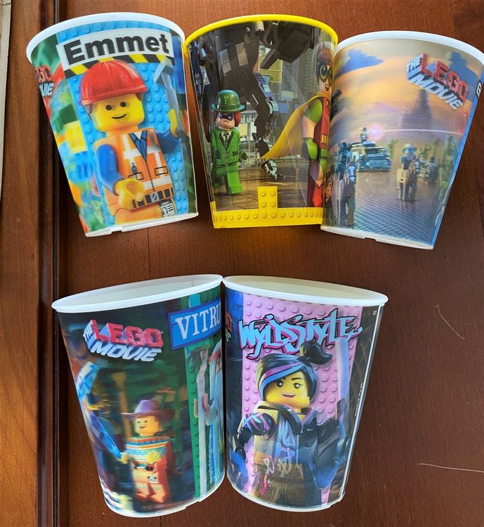 5 LEGO BECHER The Movie McDonald's Cups Hologram *NEU* | Kaufen auf Ricardo