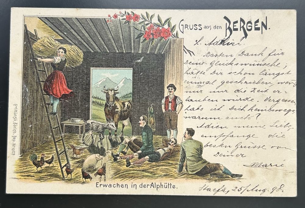 Gruss aus den Bergen Litho | Kaufen auf Ricardo