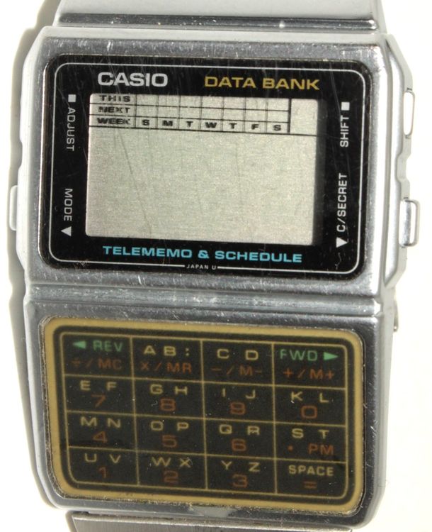 SELTEN !! Vintage UHR CASIO DATA BANK (Gebraucht) in Allschwil für CHF ...