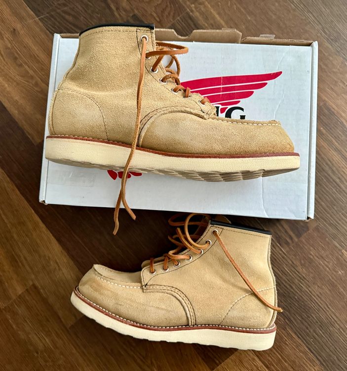 RED WING MOC TOE 8173 Stiefel Schuhe beige Wildleder d.G 42 (Gebraucht) in Kilchberg ZH für CHF ...