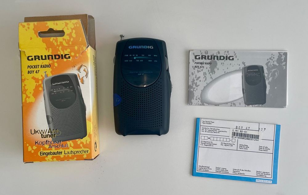 Grundig Boy 47 - Tragbares Radio für Camping & Garten📻 (Neu und ...