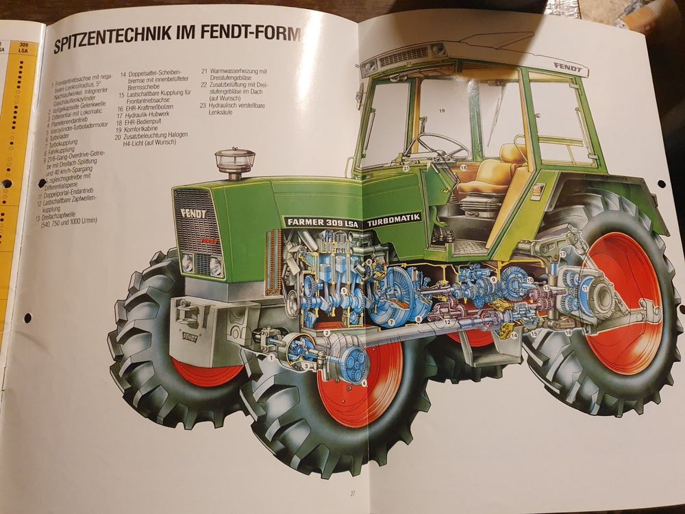 Fendt Farmer LS LSA 304 305 306 307 308 309 Prospekt 1990 (Gebraucht ...
