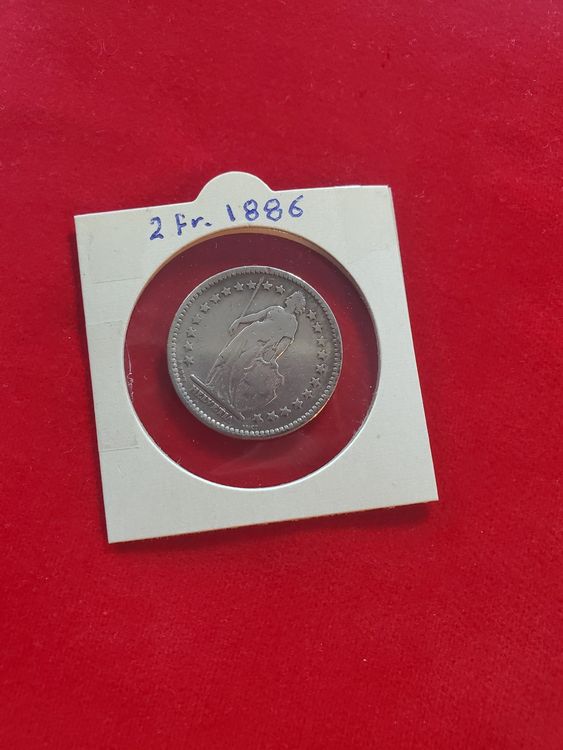 2 Franken 1886 selten (Gebraucht) in Zürich für CHF 5.3 – mit Lieferung auf Ricardo kaufen