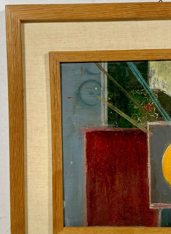 Hans Rudolf Schiess (1904-1978) Gemälde Kreuz im Weltall (Gebraucht) in ...