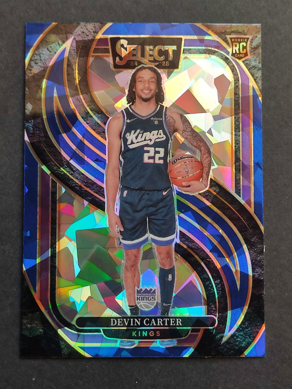 Devin Carter RC Rookie Blue Cracked Ice Select 2024-25 (Gebraucht) in ...