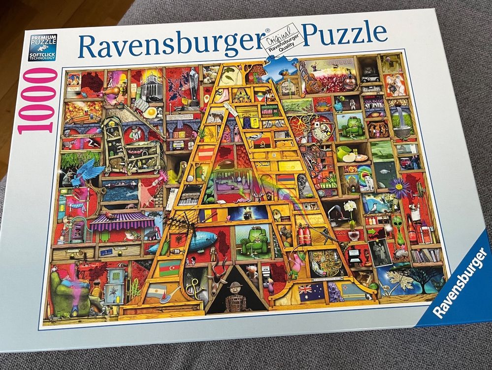 Puzzle 1000 Teile Alphabet A (Gebraucht) in Bern für CHF 10 – mit ...