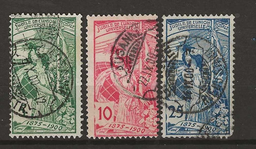 CH077 - UPU 1900 vollstempel (Gebraucht) in Trélex für CHF 6 – mit Lieferung auf Ricardo kaufen