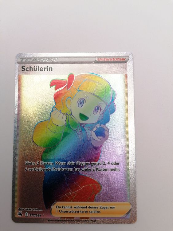 Schülerin Rainbow Trainer Pokémon Karte 2021 (Gebraucht) in Humlikon ...
