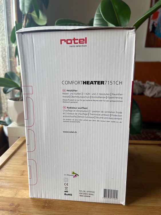 Rotel Comfort Heater 7151 Elektrische Heizung | Kaufen auf Ricardo