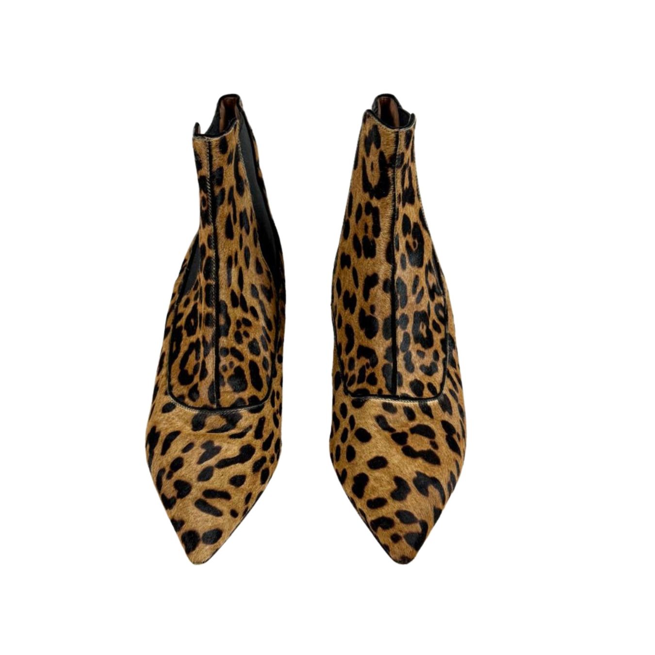 Tabitha Simmons Stiefel mit Leokurzhaar Oberfläche, Gr. 38,5 (Gebraucht ...