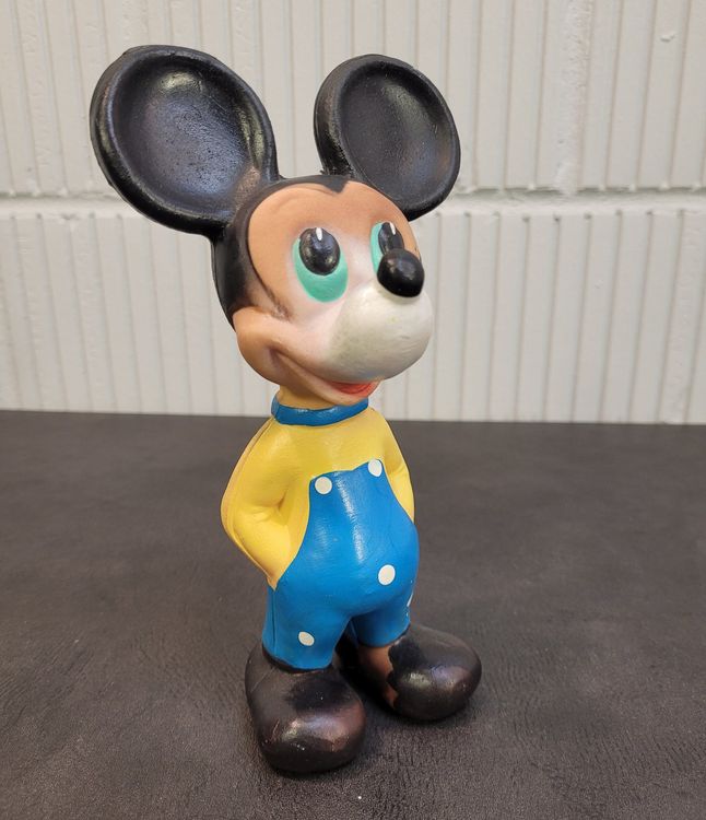 Walt Disney 155 Micky Maus, Mickey Mouse Figur Gummi 21cm (Gebraucht ...