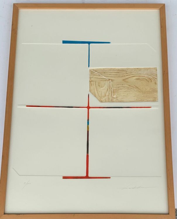 Moderne Präge Radierung unleserlich Sign | Kaufen auf Ricardo