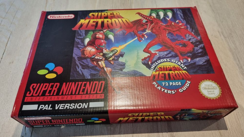 SUPER METROID BIG BOX - SUPER NINTENDO - SNES - PAL UK - OVP (Gebraucht ...