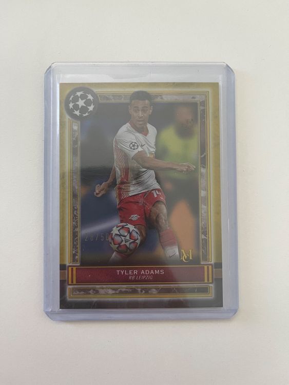 2020-21 Topps Museum Collection UEFA CL Tyler Adams Gold /50 | Kaufen ...