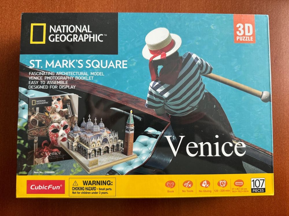 3D Puzzle National Geographic ST. MARK'S SQUARE | Kaufen auf Ricardo